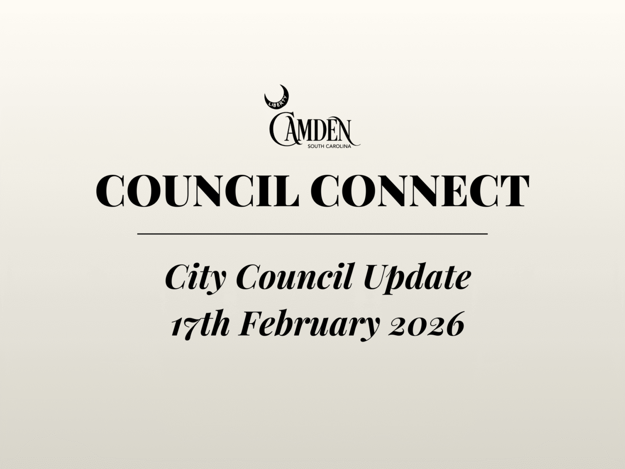 Camden City Council Advances Zoning Changes and Receives Communications ...